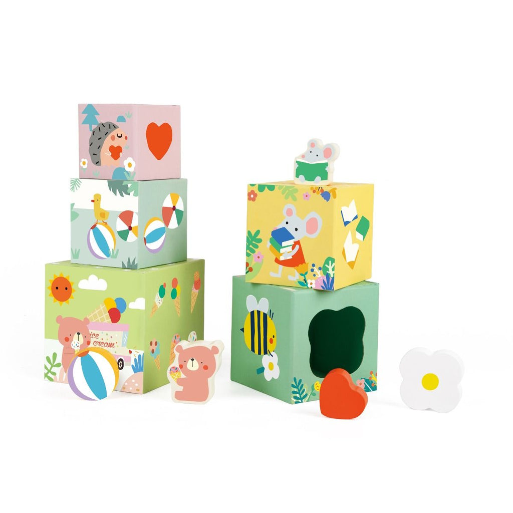 Classic World Stacking Cubes - Forest – Nought & More