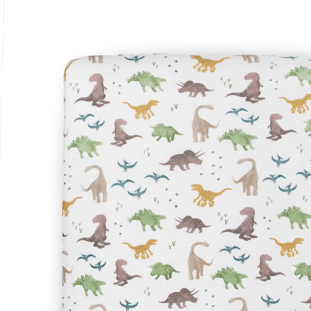 little unicorn stretch knit cot sheet – nought & more